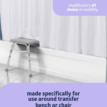 Medline Transfer Bench Shower Curtain | AvaCare Medical