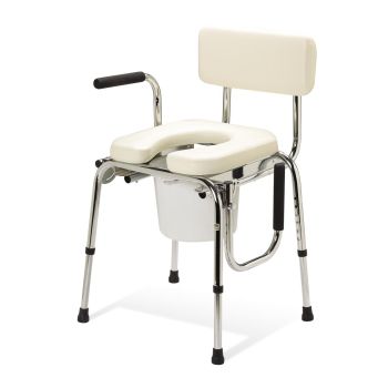 Drop Arm Commodes | Bedside Commode with Drop Down Arms | AvaCare Medical
